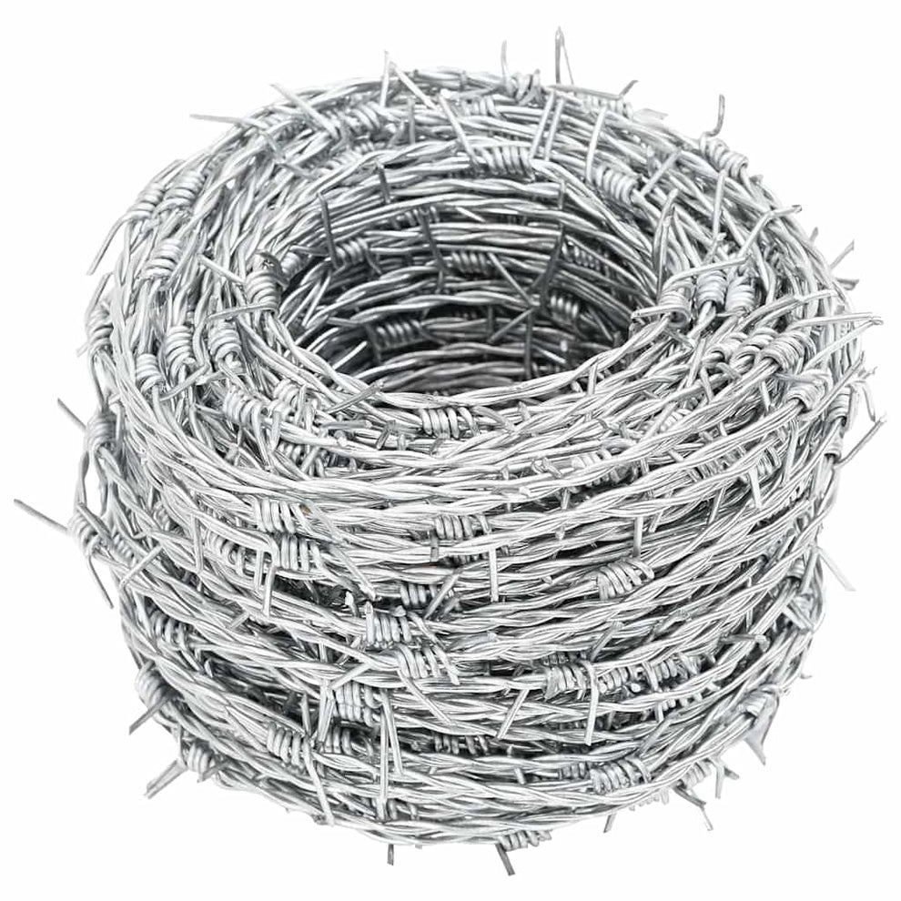Barbed Wire Silver 100 m Hot-dip Galvanised Steel £30.79 GBP