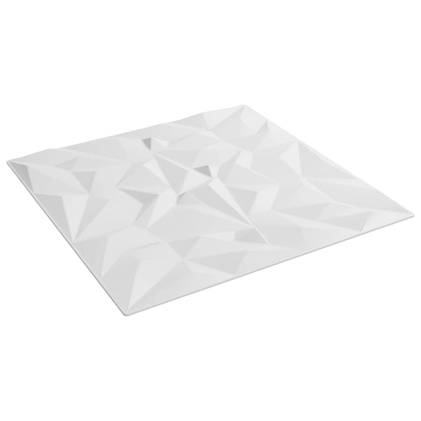 Wall Panels 48 pcs White 50 x 50 cm XPS Foam £135.59 GBP