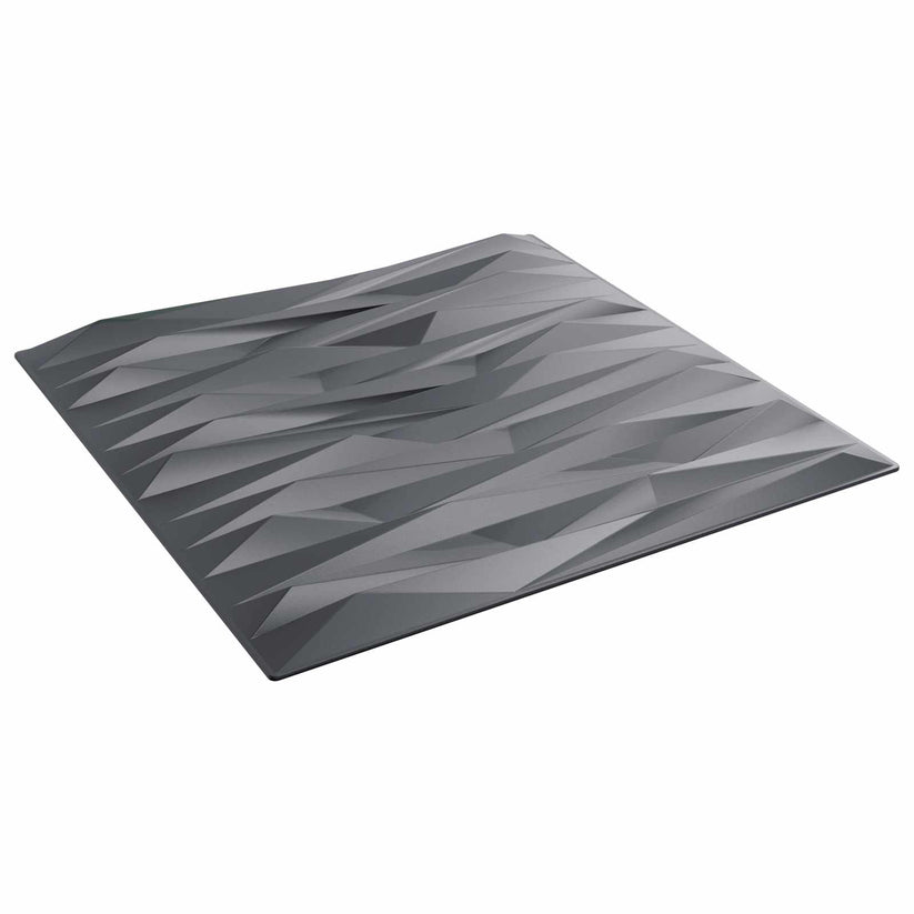 Wall Panels 12 pcs Stone Grey 50 x 50 cm XPS Foam £46.55 GBP