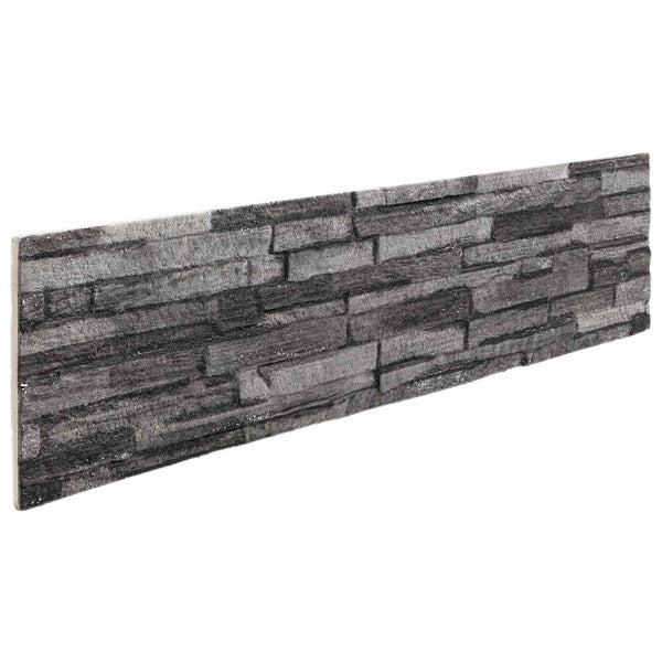 Wall Panels 10 pcs Anthracite 100 x 25 cm EPS Foam £166.79 GBP
